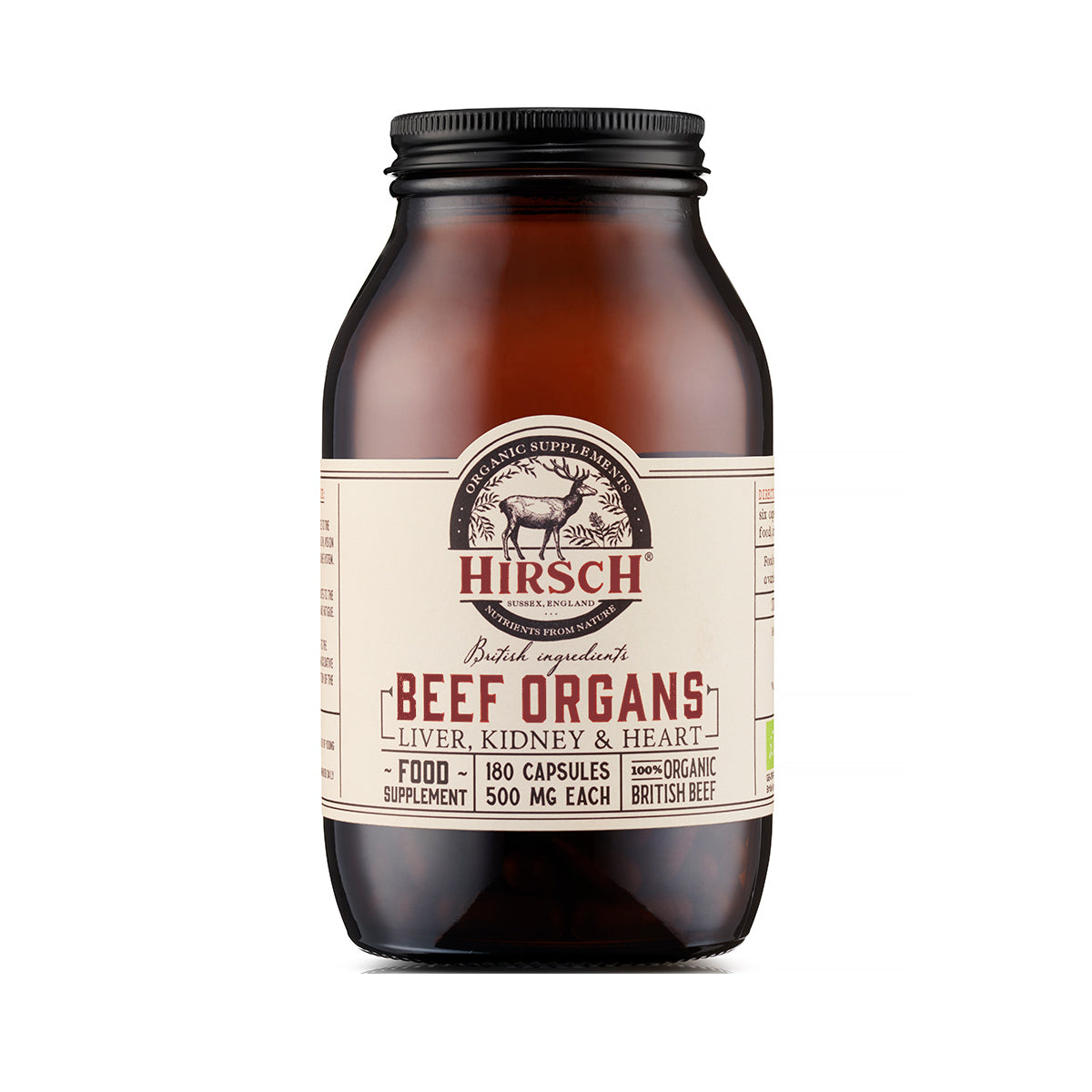 PrimeOrgan™ 100% Organic Grass Fed UK Beef Organ Meat Supplement ...